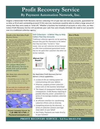 Profit recovery service flyer new | PDF