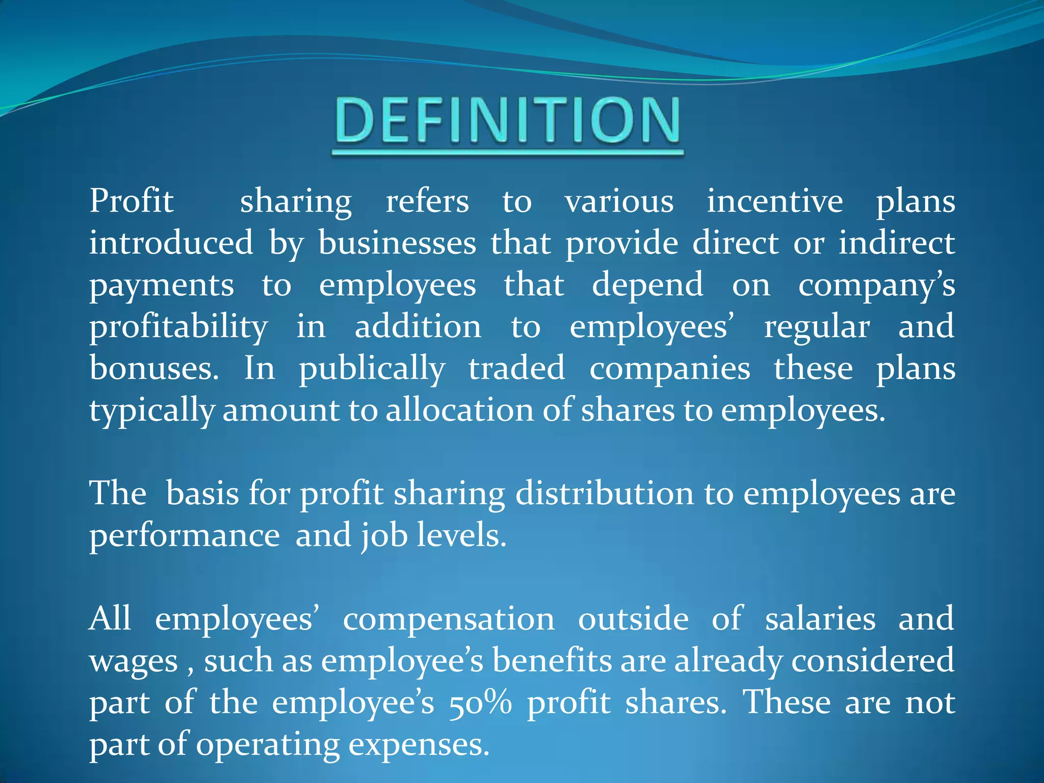 Profit sharing system__incentive_plan_ | PPTX