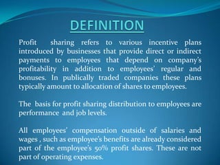 Profit sharing system__incentive_plan_ | PPTX