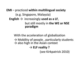 ‘CLIL and EMI in the Japanese context –Is clear demarcation possible ...