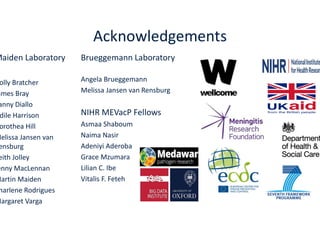 Prof Martin Maiden @ MRF's Meningitis and Septicaemia 2019 | PDF ...