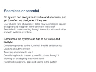 DOTI North - Data and Design; Prof Matthew Chalmers | PPT