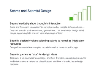 DOTI North - Data and Design; Prof Matthew Chalmers | PPT