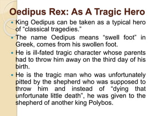 Sophocles' Oedipus Rex- Part-2 | PPT