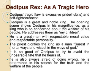 Sophocles' Oedipus Rex- Part-2 | PPT
