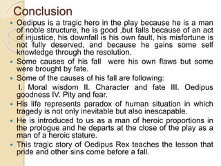 Sophocles' Oedipus Rex- Part-2 | PPT