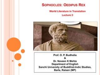 Sophocles' Oedipus Rex-Part-3 | PPT | Christianity | Religion ...