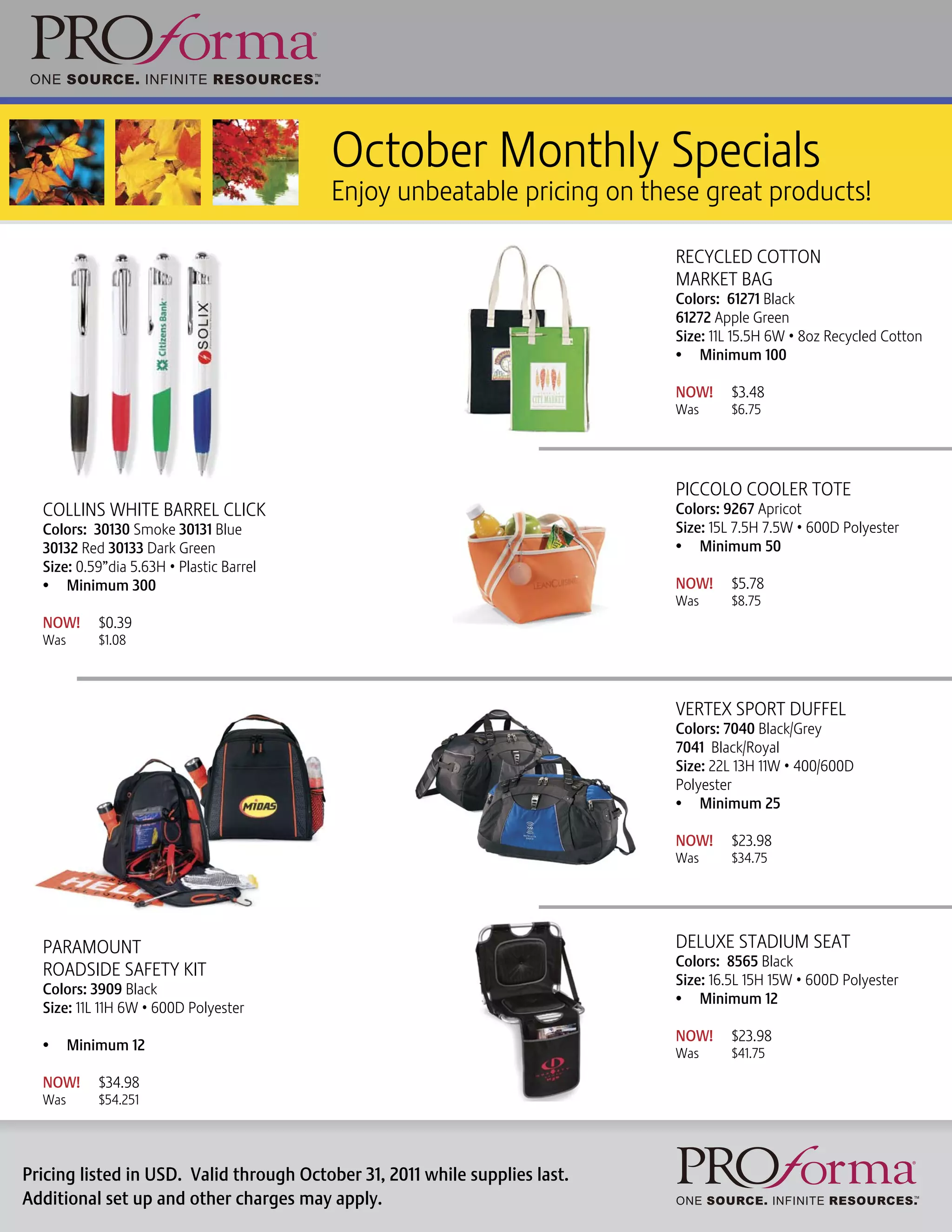 Proforma 1 source_october_specials | PDF