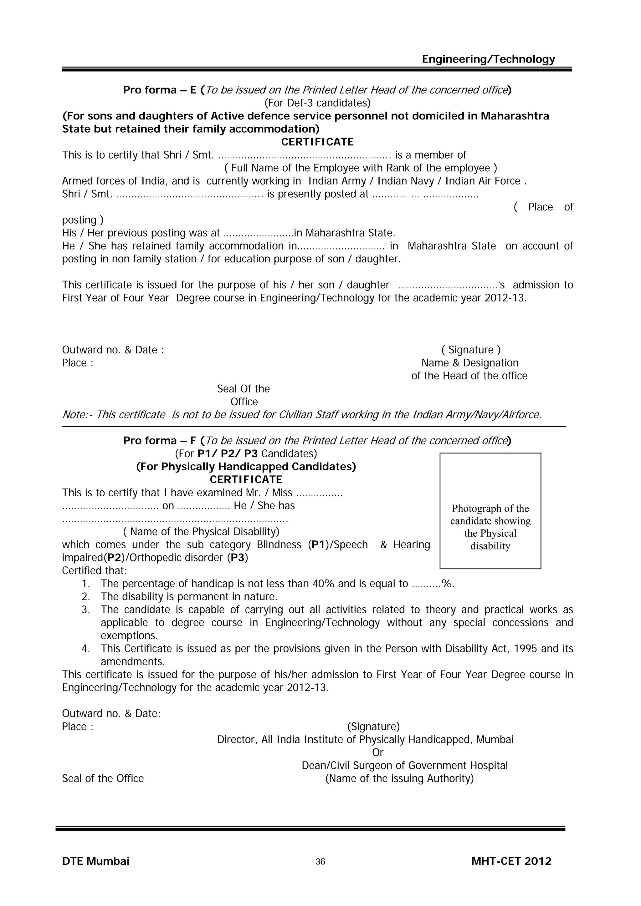 Pro forma a to m | PDF