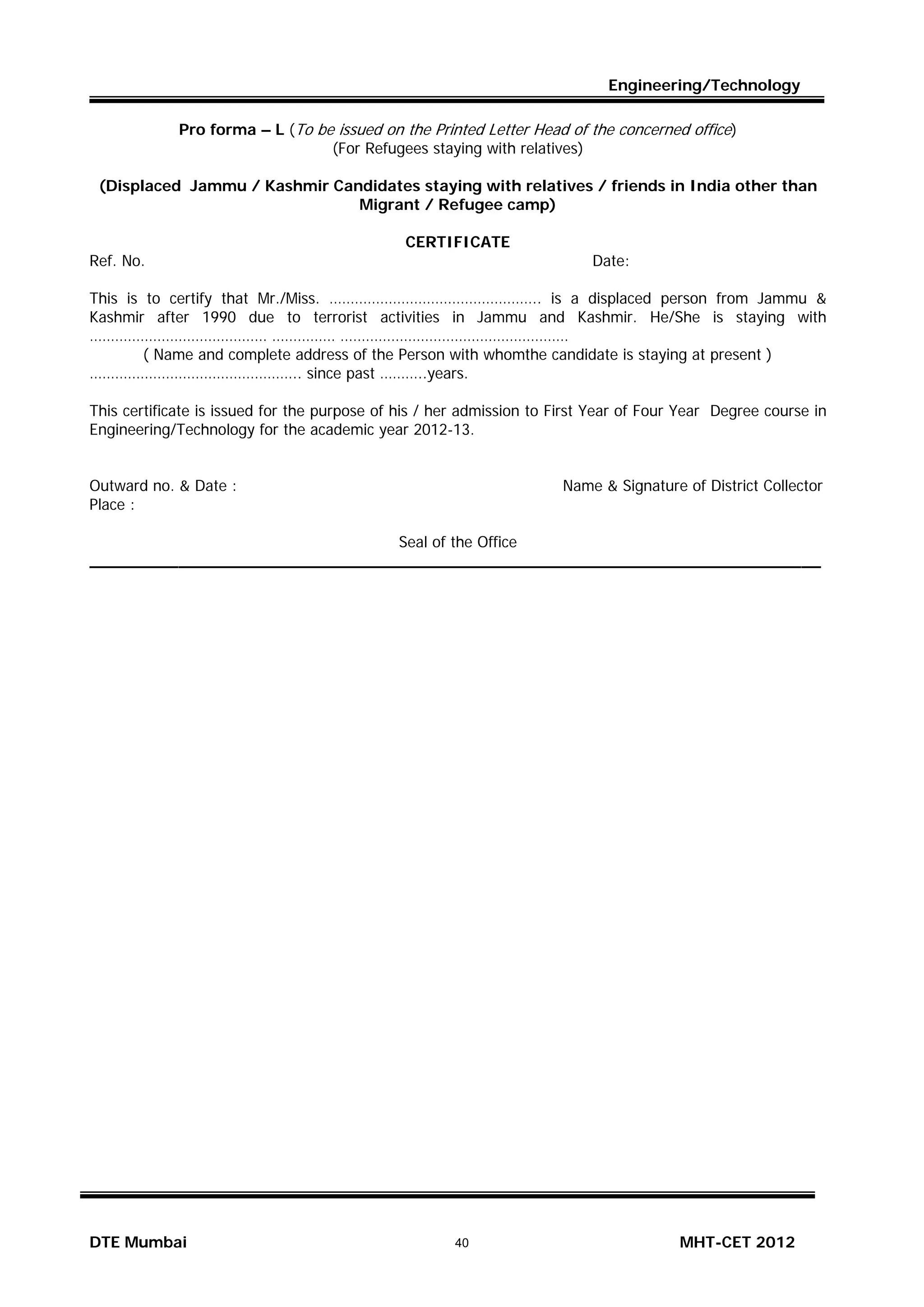 Pro forma a to m | PDF