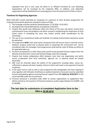 National Environment Awareness Campaign guideline 2016-17. | PDF