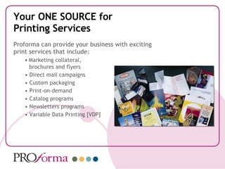 Proforma Overview | PPT