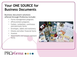 Proforma Overview | PPT