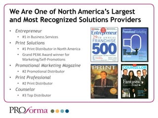 Proforma Overview | PPT