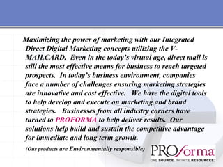 Proforma V Mailcard Presentation (3) | PPT | Email | Internet
