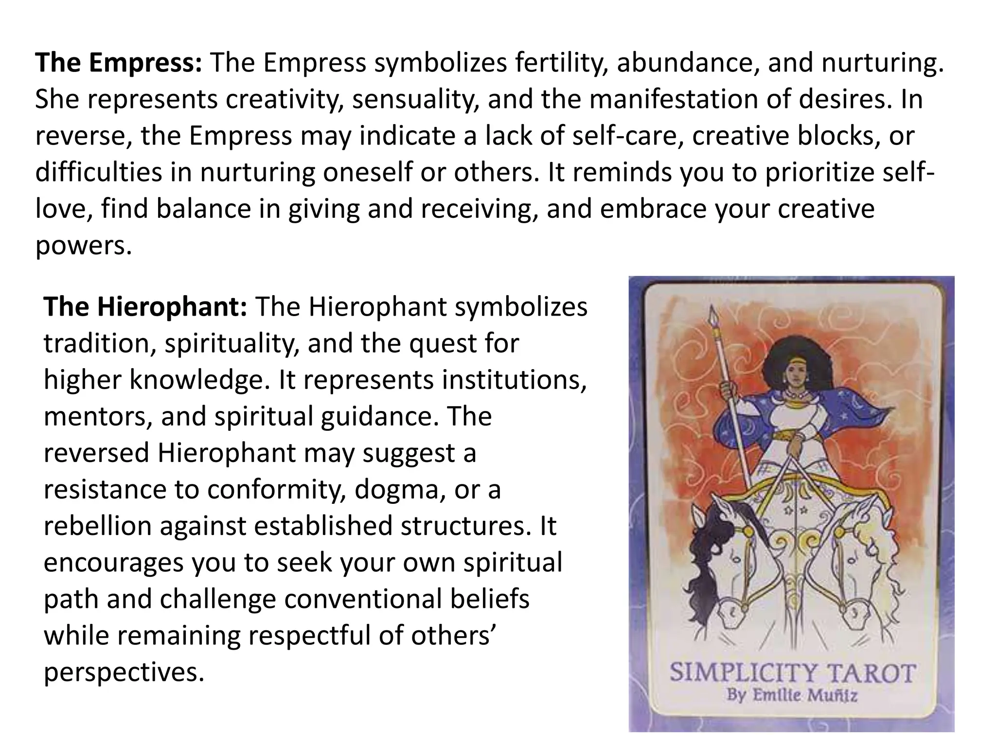 Profound Meanings of Each Major Arcana Tarot Card.pptx