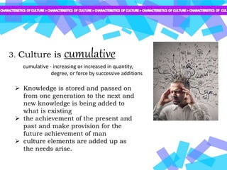 Nature and Meaning of Culture | PPTX