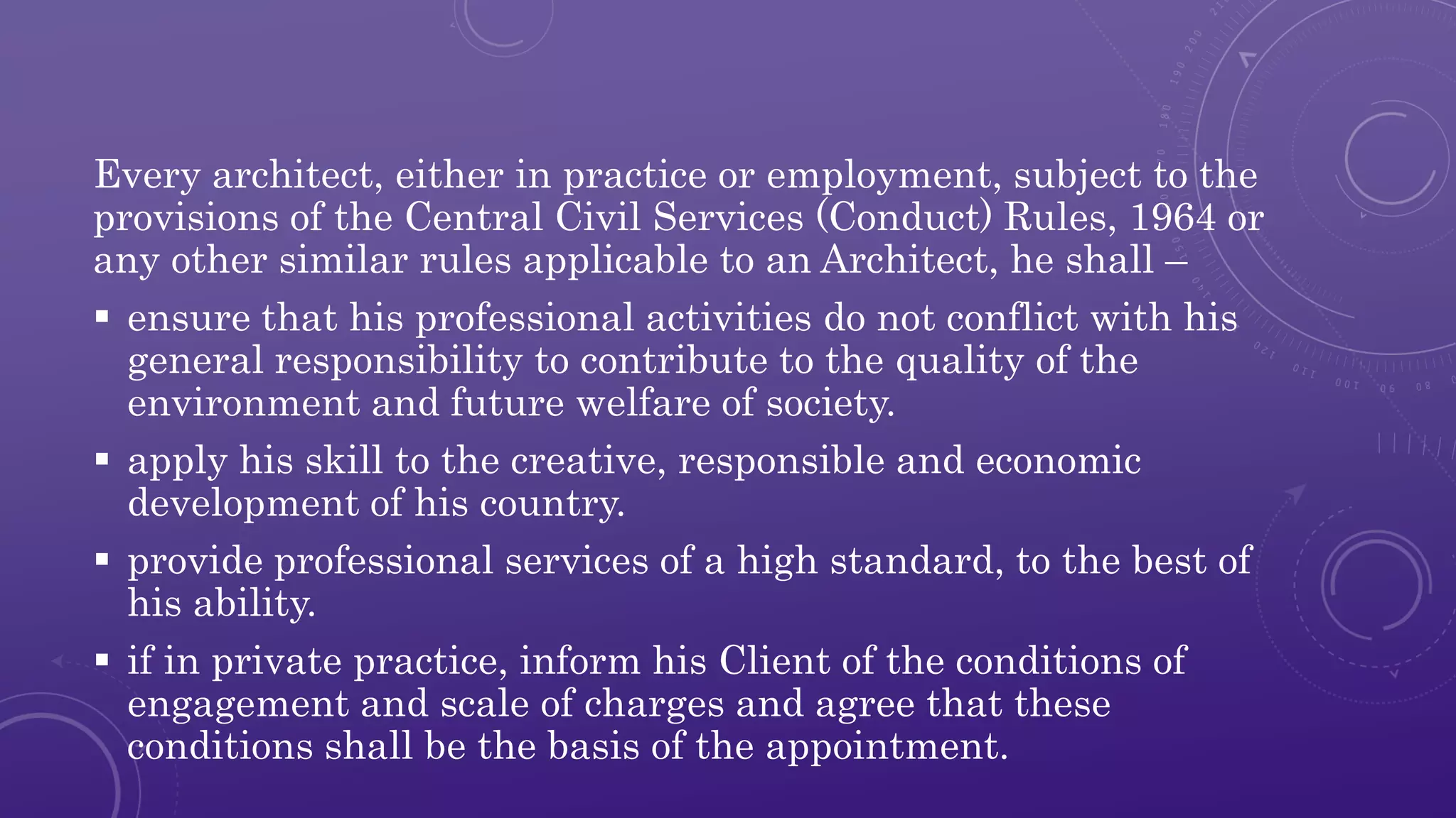ARCHITECT'S ACT 1972 | PPTX