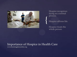 Prof practices hospice | PPTX