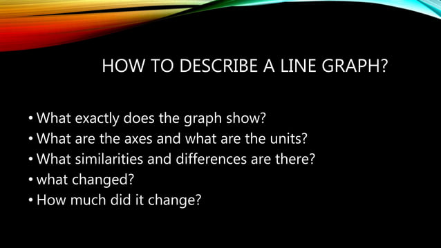 presentation on line graph | PPT