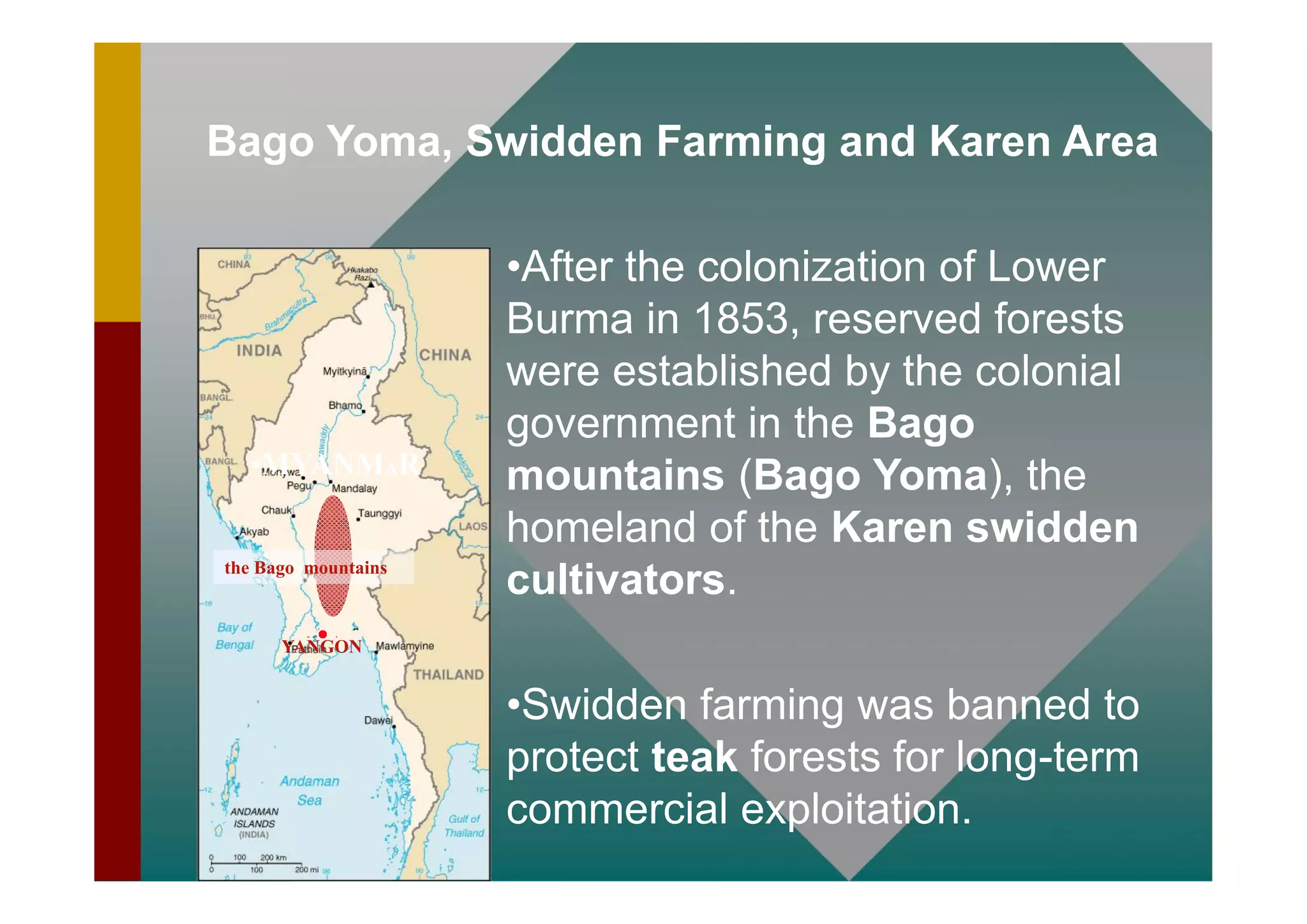 Mapping a full cycle of swidden cultivation in the mountains of Myanmar ...