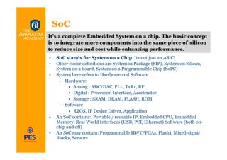 SOC Design Challenges and Practices | PDF | Operating Systems ...