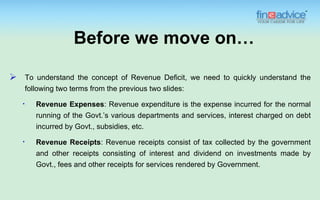 Deficits: Fiscal, Revenue and Trade | PPT