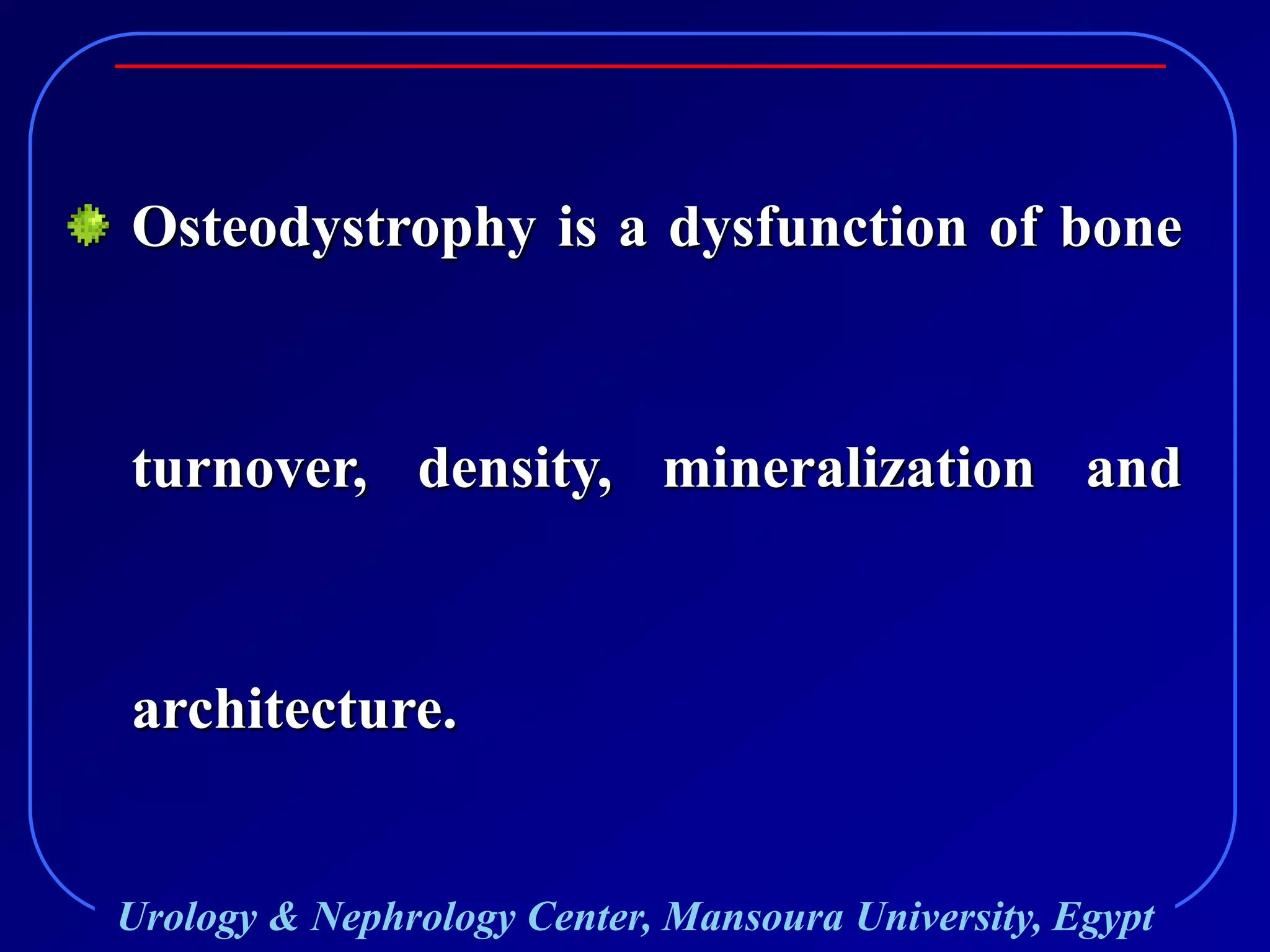 Prof sobh renal osteodystrophy | PPT