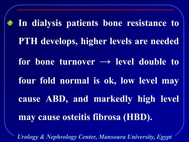 Prof sobh renal osteodystrophy | PPT | Endocrine and Metabolic Diseases ...