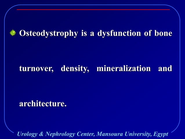 Prof sobh renal osteodystrophy | PPT | Endocrine and Metabolic Diseases ...