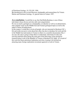 Prof. Ziad Rafiq Beydoun How A Lebanese Could Do A Lot For Yemen | DOC