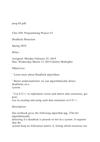 prog-03.pdfCSci 430 Programming Project #3Deadlock De.docx