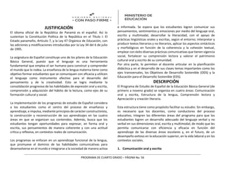 Rediseño Curricular 2026 para Cuarto Grado en Panamá: Educación Básica ...