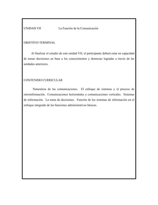 Prog. introducción a la administración. (ciclo general) | DOC