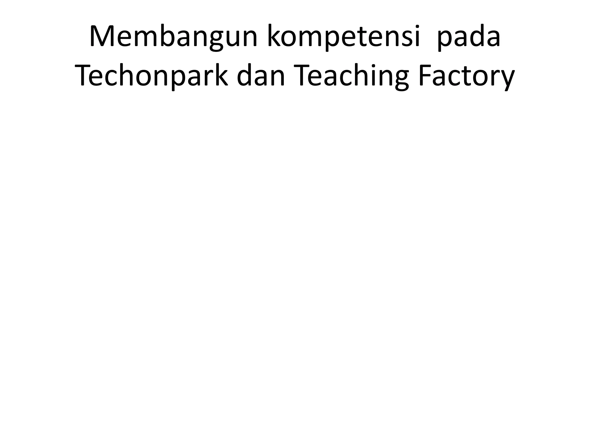 Program Teaching Factory SMK | PPTX