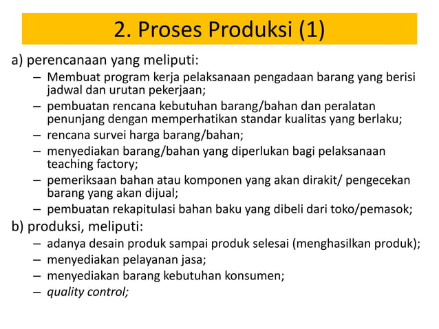 Program Teaching Factory SMK | PPTX