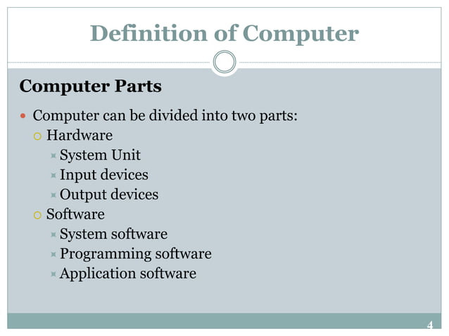 Fundamentals of Programming Chapter 1 | PPT