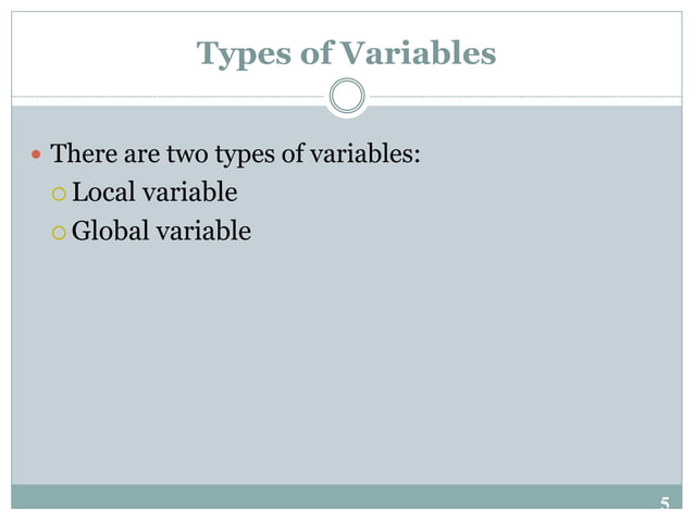 Fundamentals of Programming Chapter 4 | PPT
