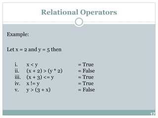 Fundamentals of Programming Chapter 5 | PPT