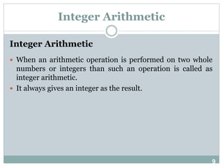 Fundamentals of Programming Chapter 5 | PPT