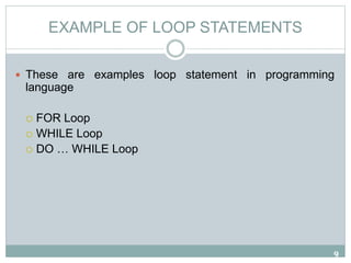 Fundamentals of Programming Chapter 7 | PPT