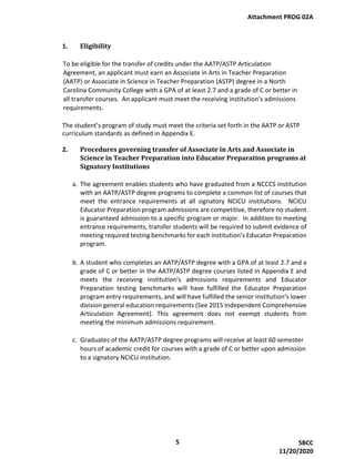 Articulation agreement | PDF