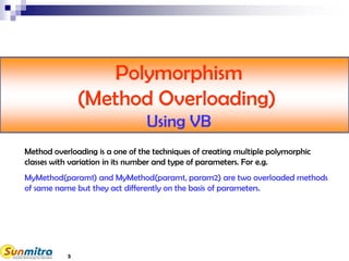 Progamming Primer Polymorphism (Method Overloading) VB | PPTX | Web Development | Internet