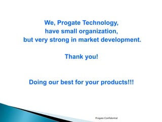 Progate technology company overview | PPT