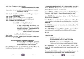 Program Colocviu | PPT