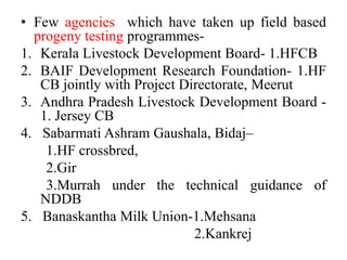 Progeny testing | PPTX
