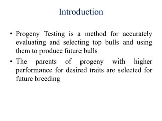 Progeny testing | PPT