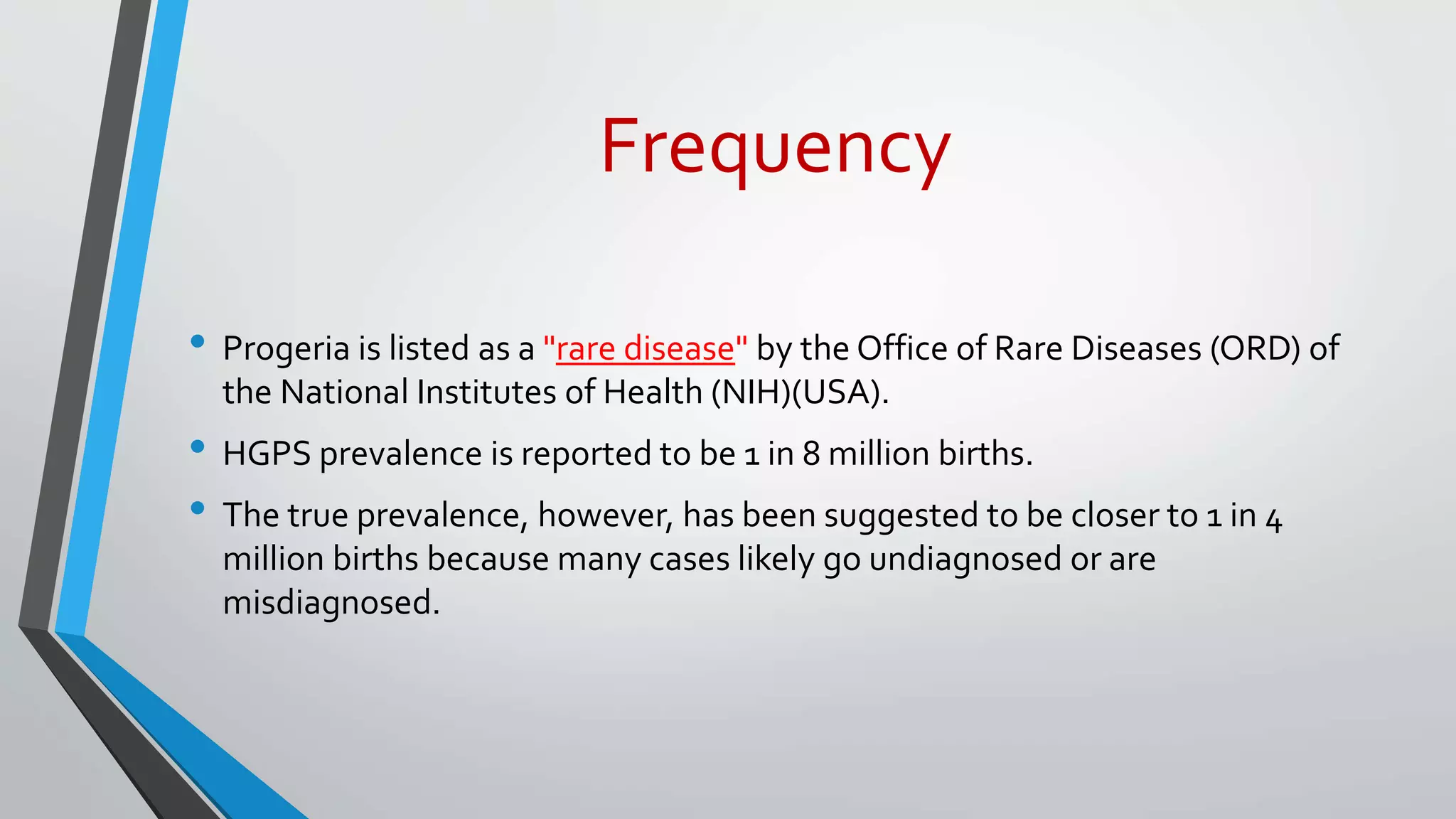 Progeria Syndrome | PPTX