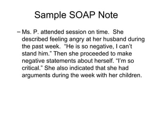 Progess Note Presentation2 | PPT