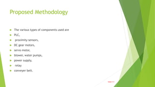 Progess presentation 195.pptx of Automatic car wash system using PLC | PPTX